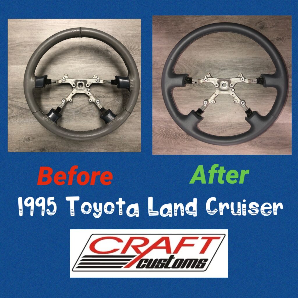 Land Cruiser Leather Steering Wheel Restoration Guide